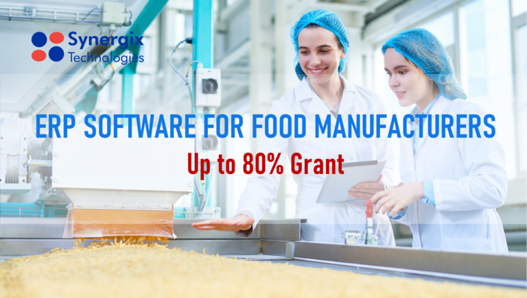 ERP Software for Food Manufacturers - Synergix Technologies ERP System
