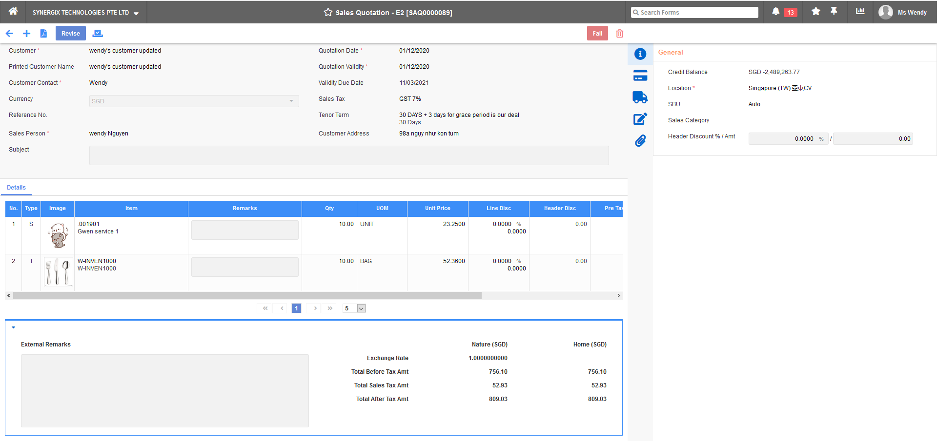 Synergix ERP Software Updates – February 2021 - Synergix Technologies ...